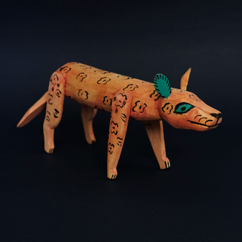 ジャガー（オアハカの木彫）- LABRAVA [メキシコ 民芸 フォークアート 雑貨]